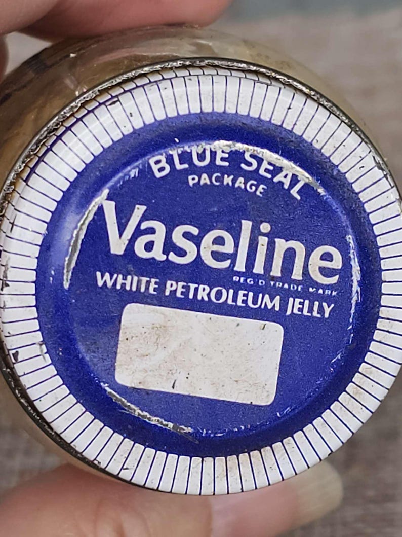 Vintage VASELINE & Petroleum Jelly Jars * CUTE SOUL Pattinson Baby N ...