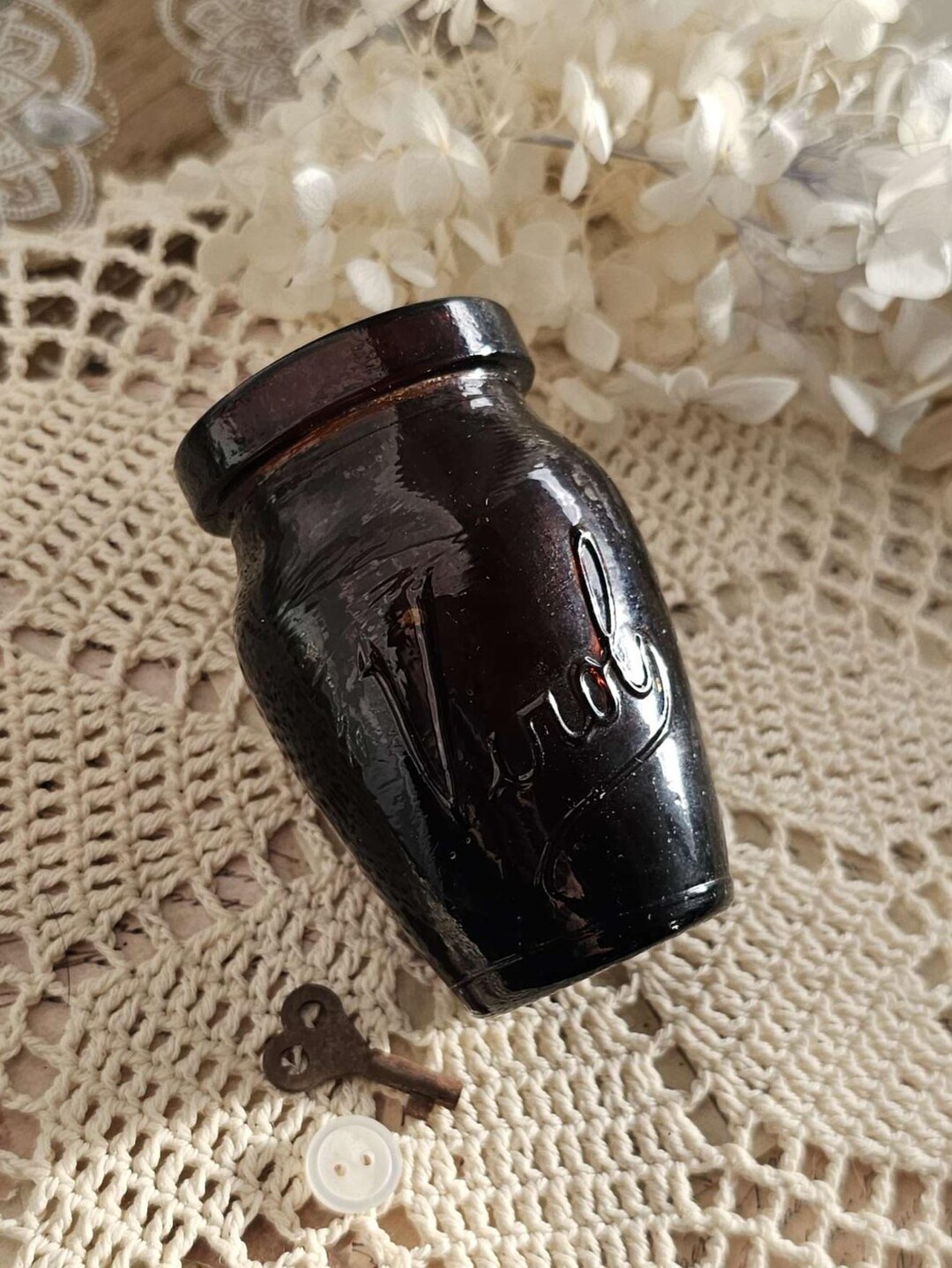 Vintage VIROL Ox Rib & Calf Bone Marrow Health Aid * Embossed Jar in ...