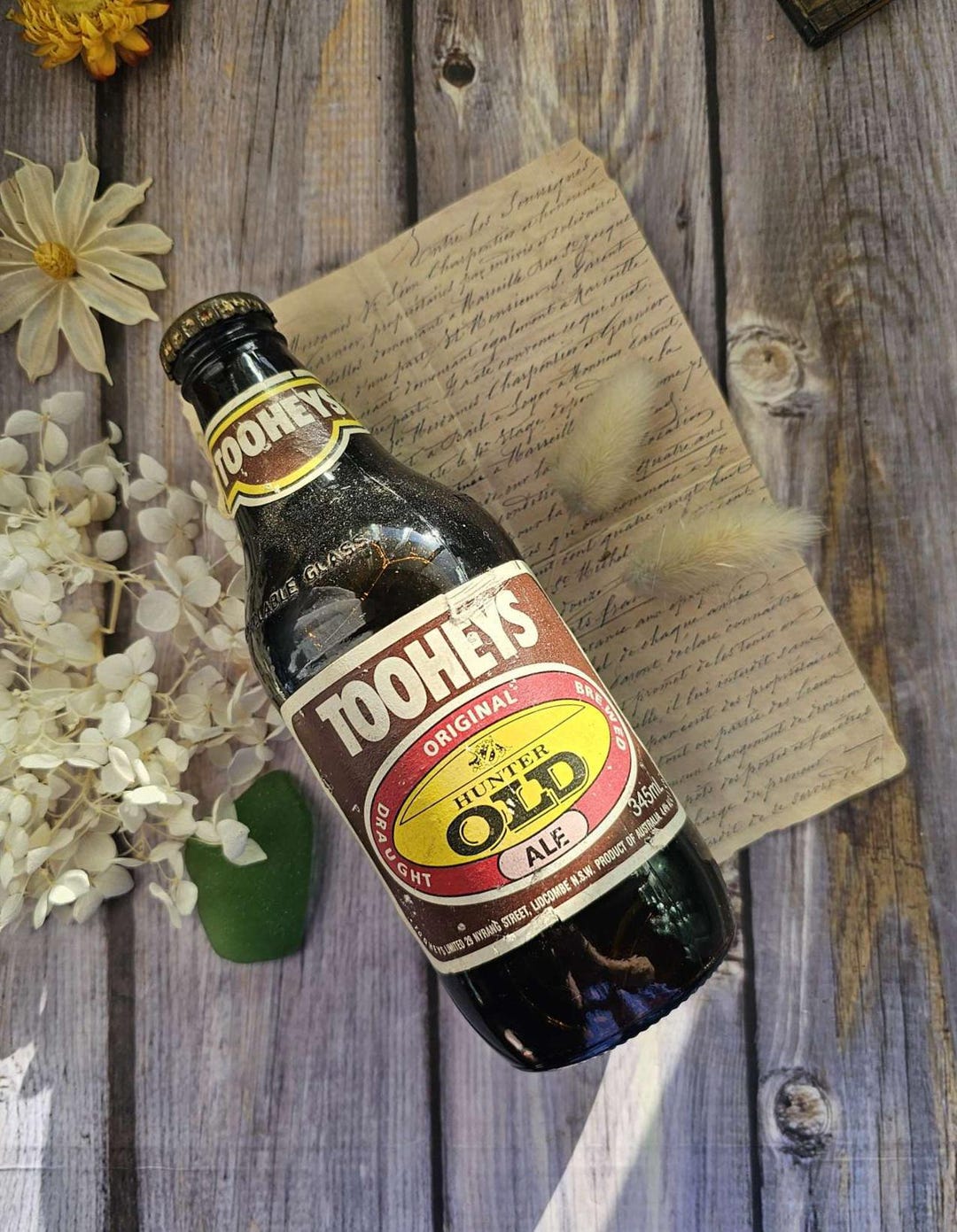 FULL! Vintage TOOHEYS Hunter Old Ale With Original Label and Product ...