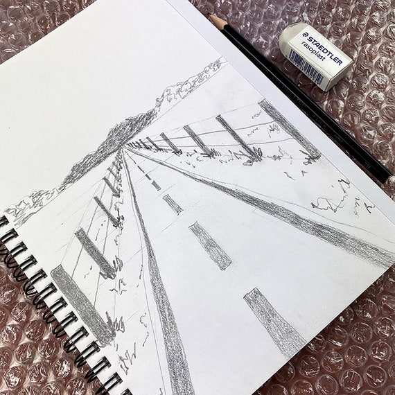 One Point Perspective Art Lesson