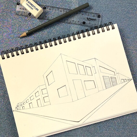 2 Point Perspective Drawing Lessons