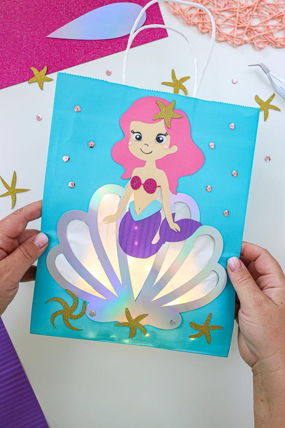Mermaid Lantern - Etsy