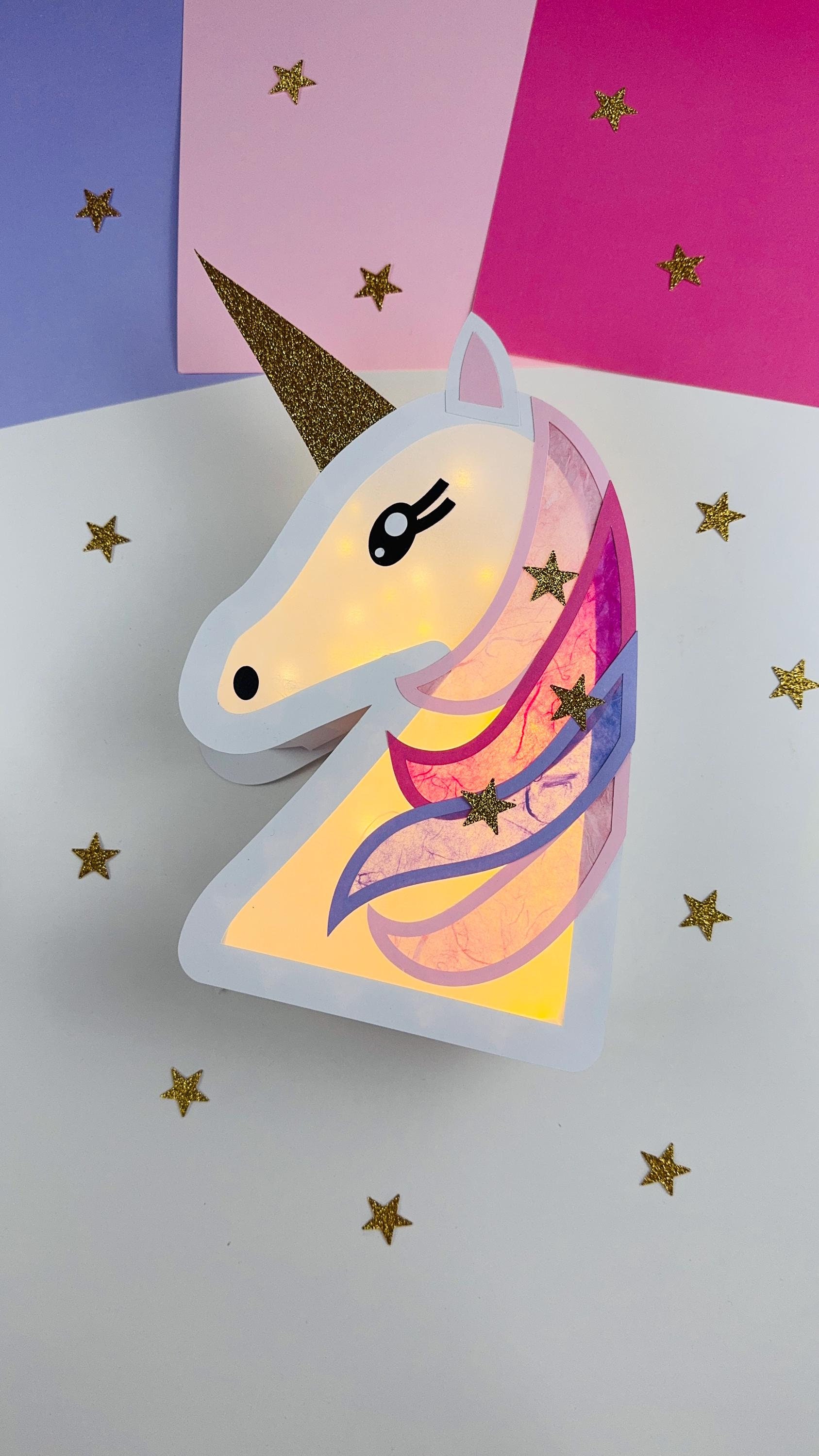 Einhorn Laterne Selber Basteln