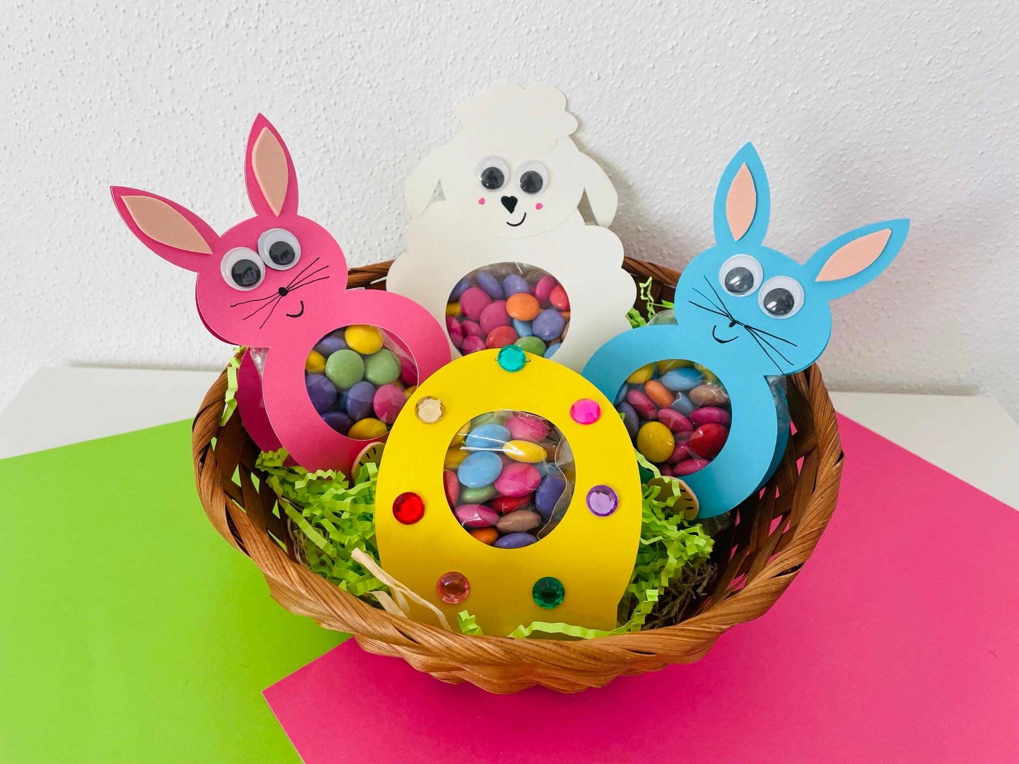 Easter Bunny Candy Holder Svg for Kids, Easter Svg Png Dxf Download ...