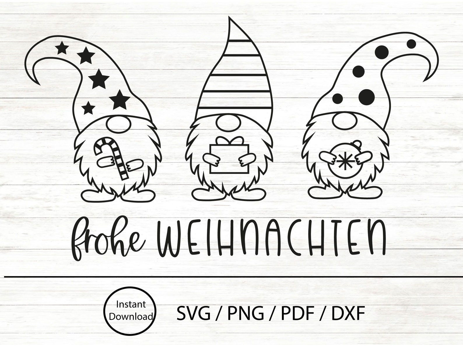 Plotterdatei Wichtel Weihnachten / svg Download / Cricut / Gnome / Geschenk / Adventskalender ...