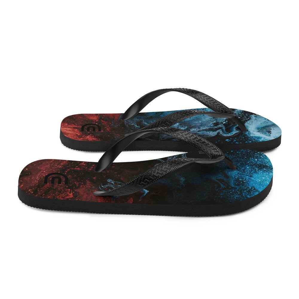 FLIP FLOPS, MODERN Flip Flops, Designer Splash Theme Trendy Flip Flop ...