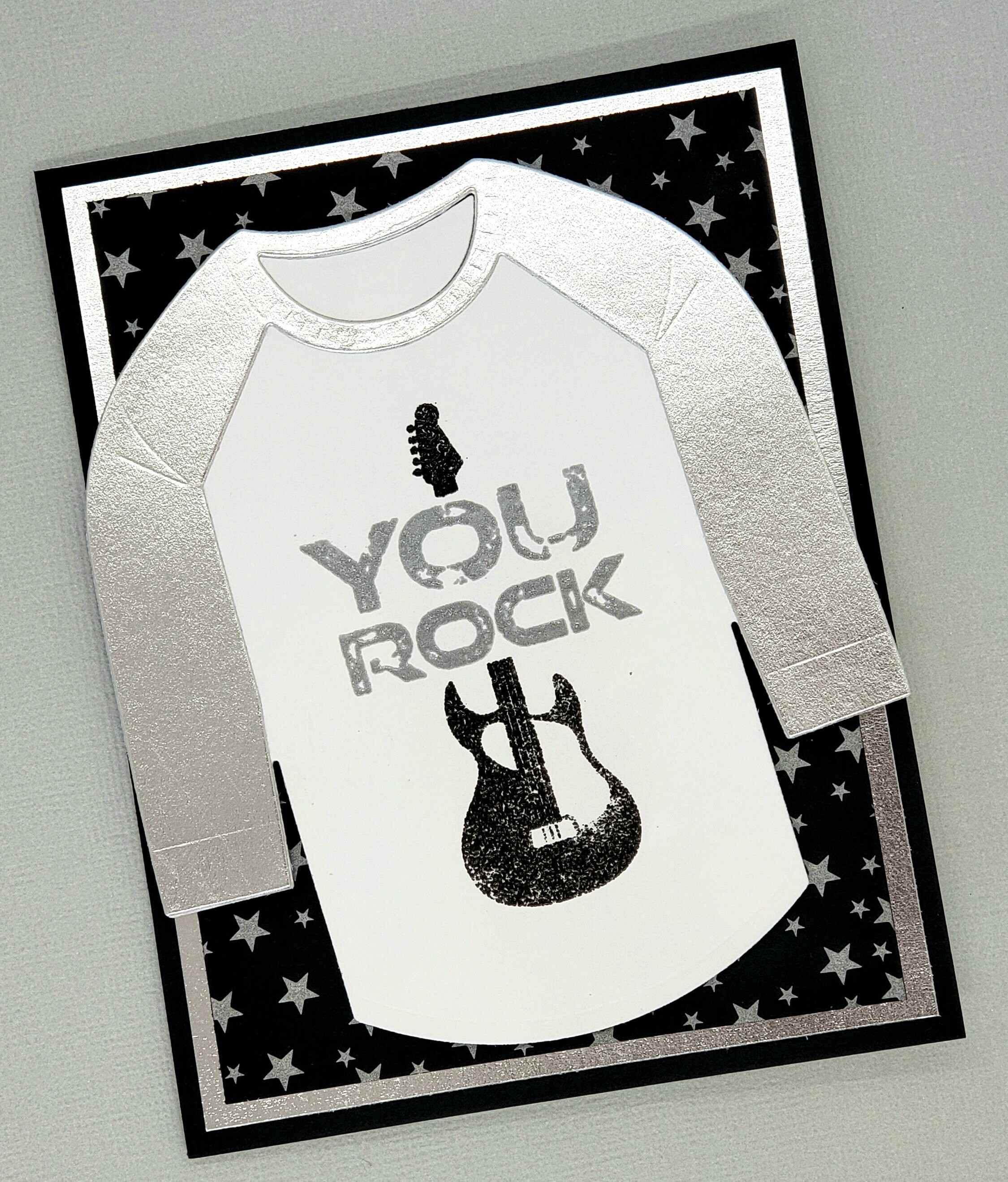 You Rock T-shirt All-occasion Card Thank You Card - Etsy