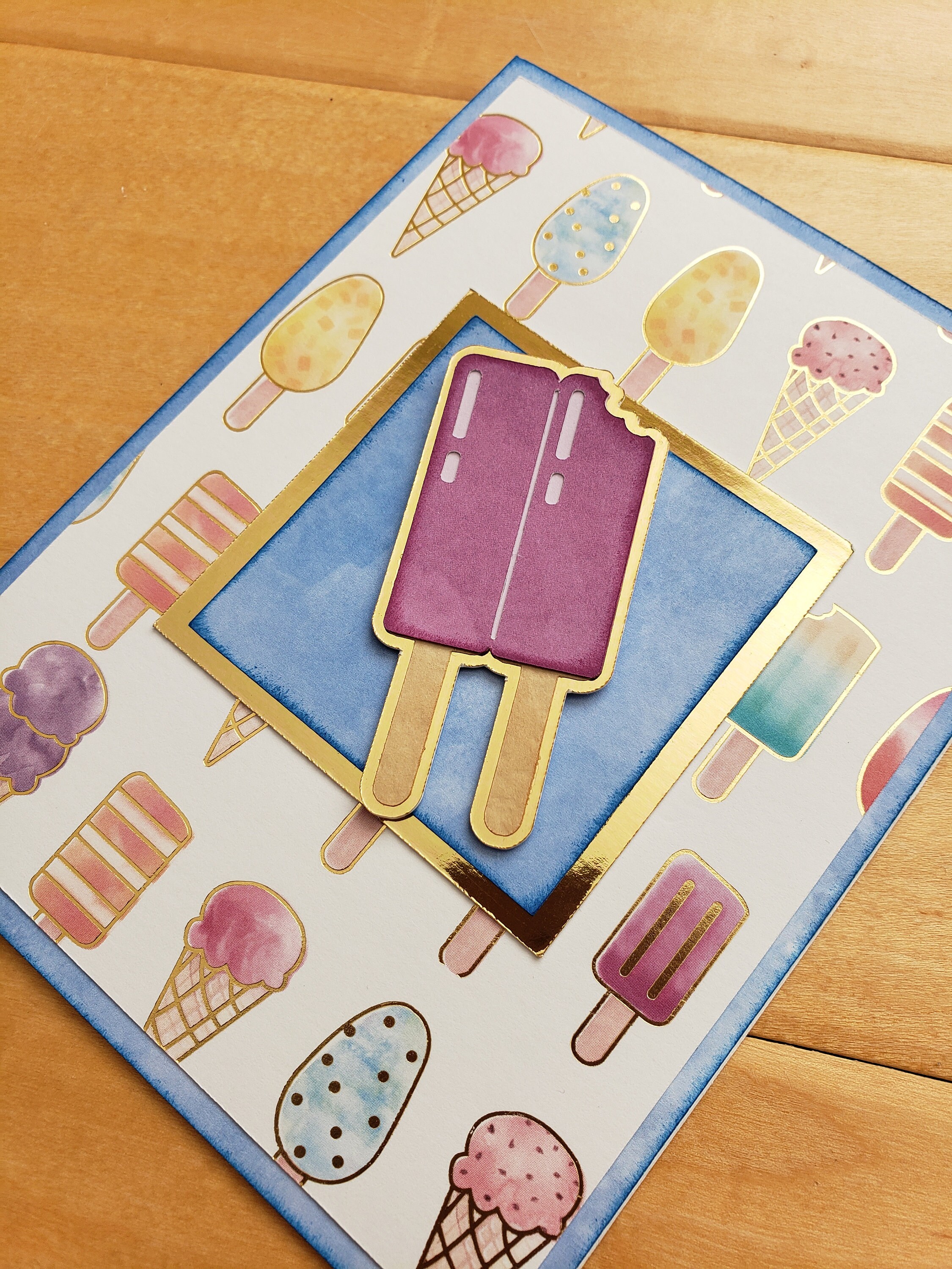 Popsicle Birthday Card, Birthday Card, Thank You Card, Thinking of You ...
