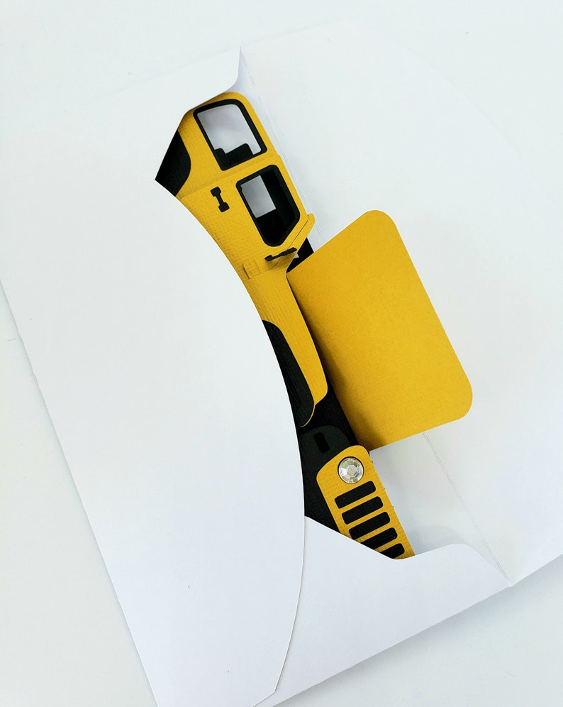 Off Road Vehicle Box Card Truck Box Card Birthday Card - Etsy