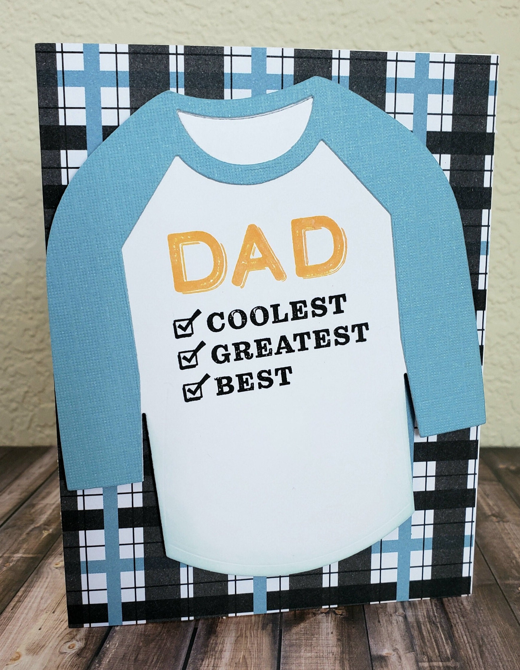 Coolest Dad T-shirt Card Father's Day Card Birthday Card - Etsy