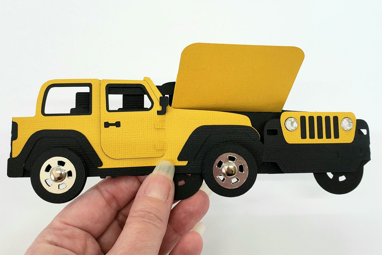 Off Road Vehicle Box Card Truck Box Card Birthday Card - Etsy