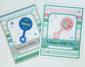 Rattle Greeting Card - Etsy