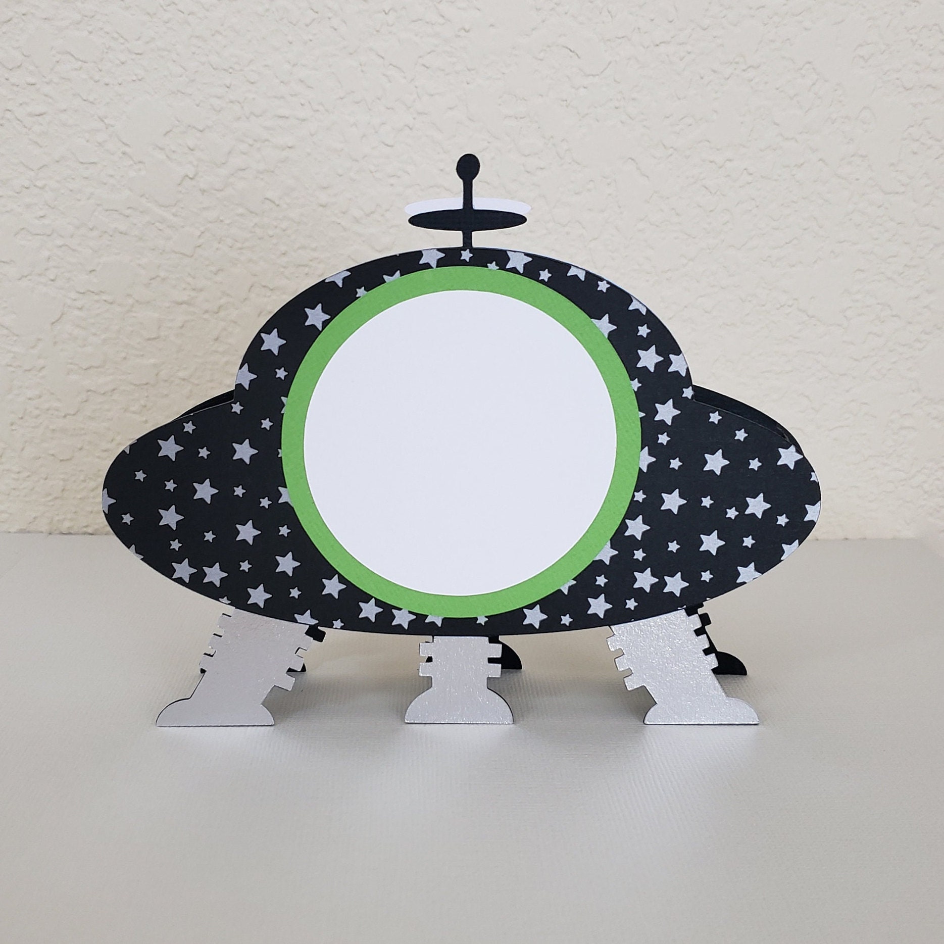 UFO Alien Box Card - Etsy