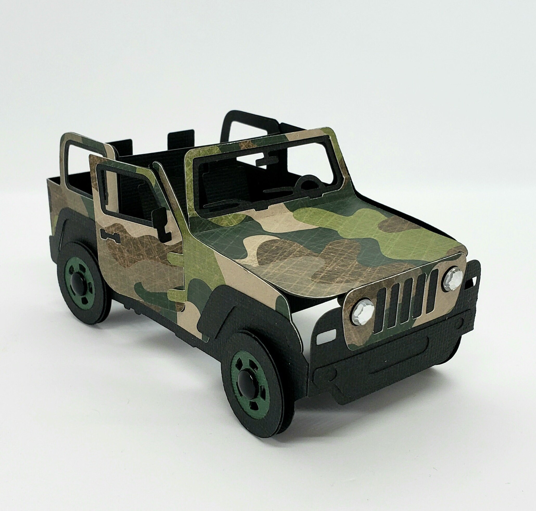 Off Road Vehicle Box Card Truck Box Card Birthday Card - Etsy