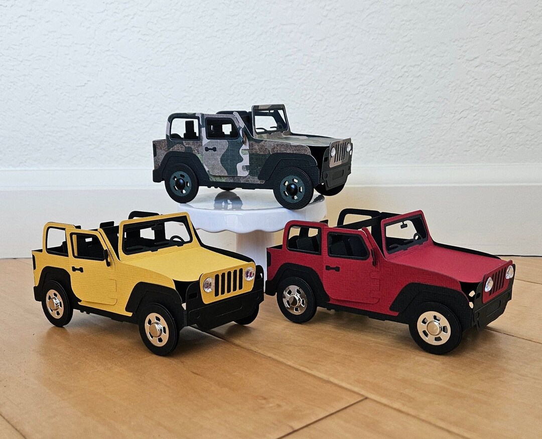 Off Road Vehicle Box Card, Truck Box Card, Birthday Card, Father's Day ...