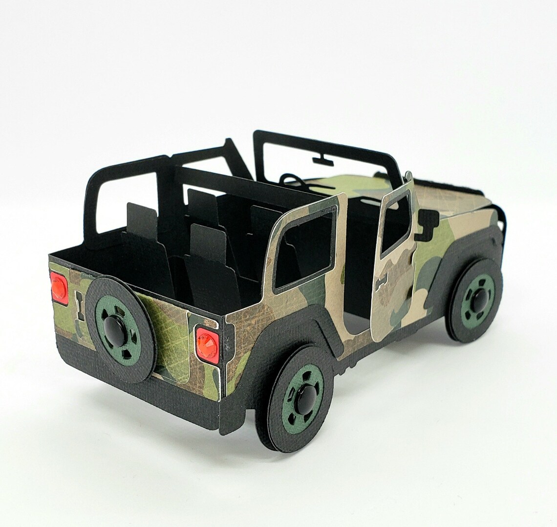 Off Road Vehicle Box Card Truck Box Card Birthday Card - Etsy