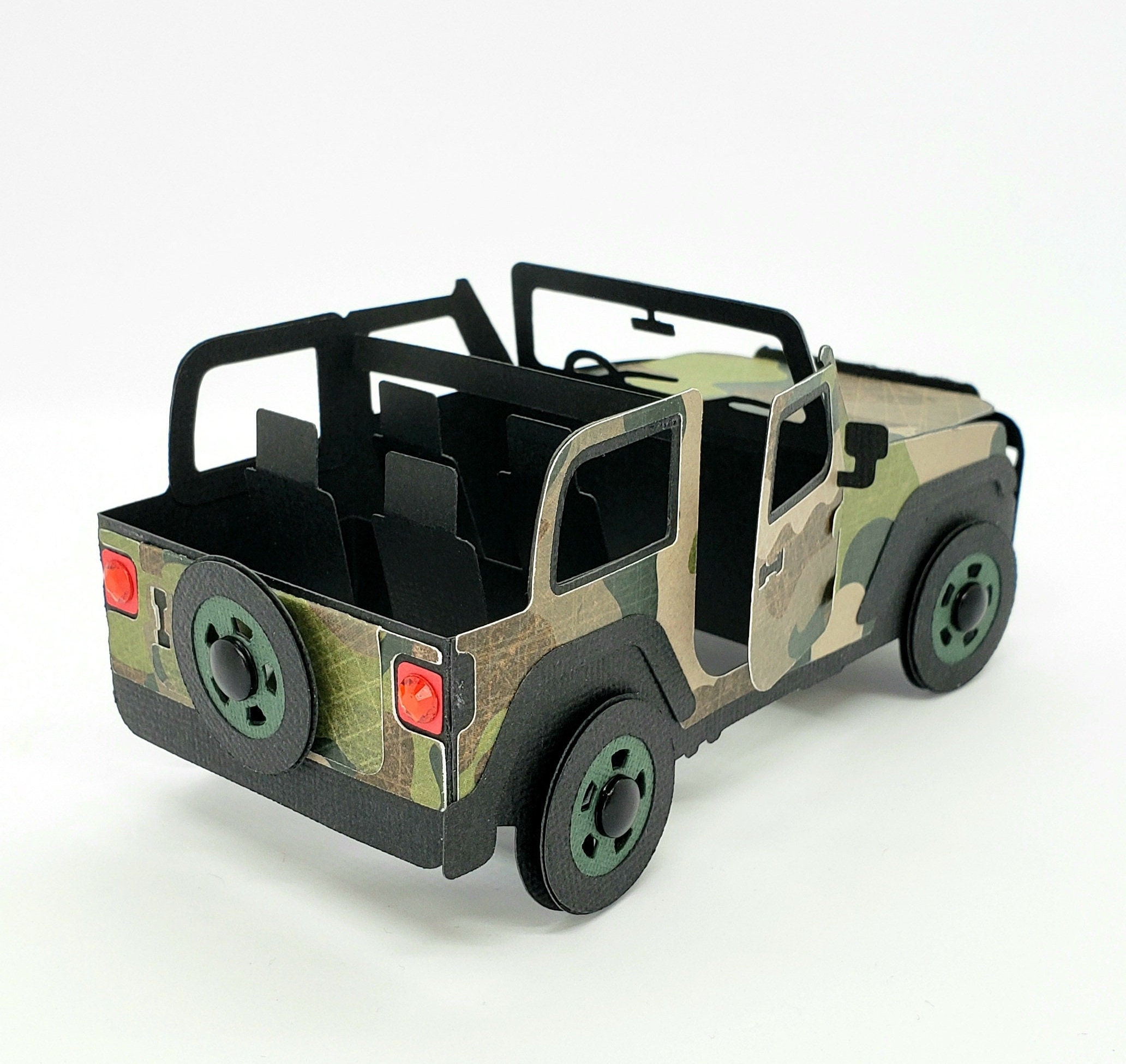 Off Road Vehicle Box Card Truck Box Card Birthday Card - Etsy