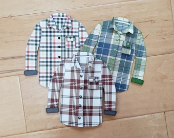 Flannel Shirt Card | Etsy