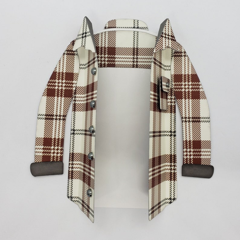 Flannel Shirt Card Father's Day Card Birthday Card - Etsy