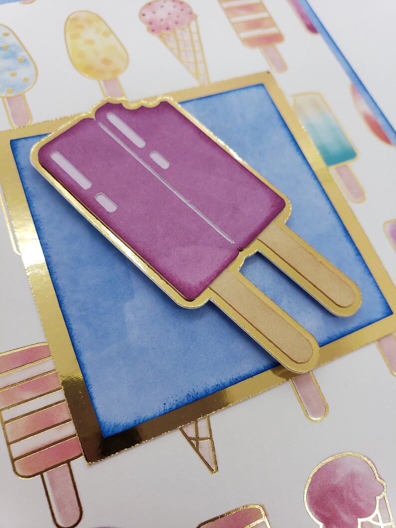 Popsicle Birthday Card, Birthday Card, Thank You Card, Thinking of You ...