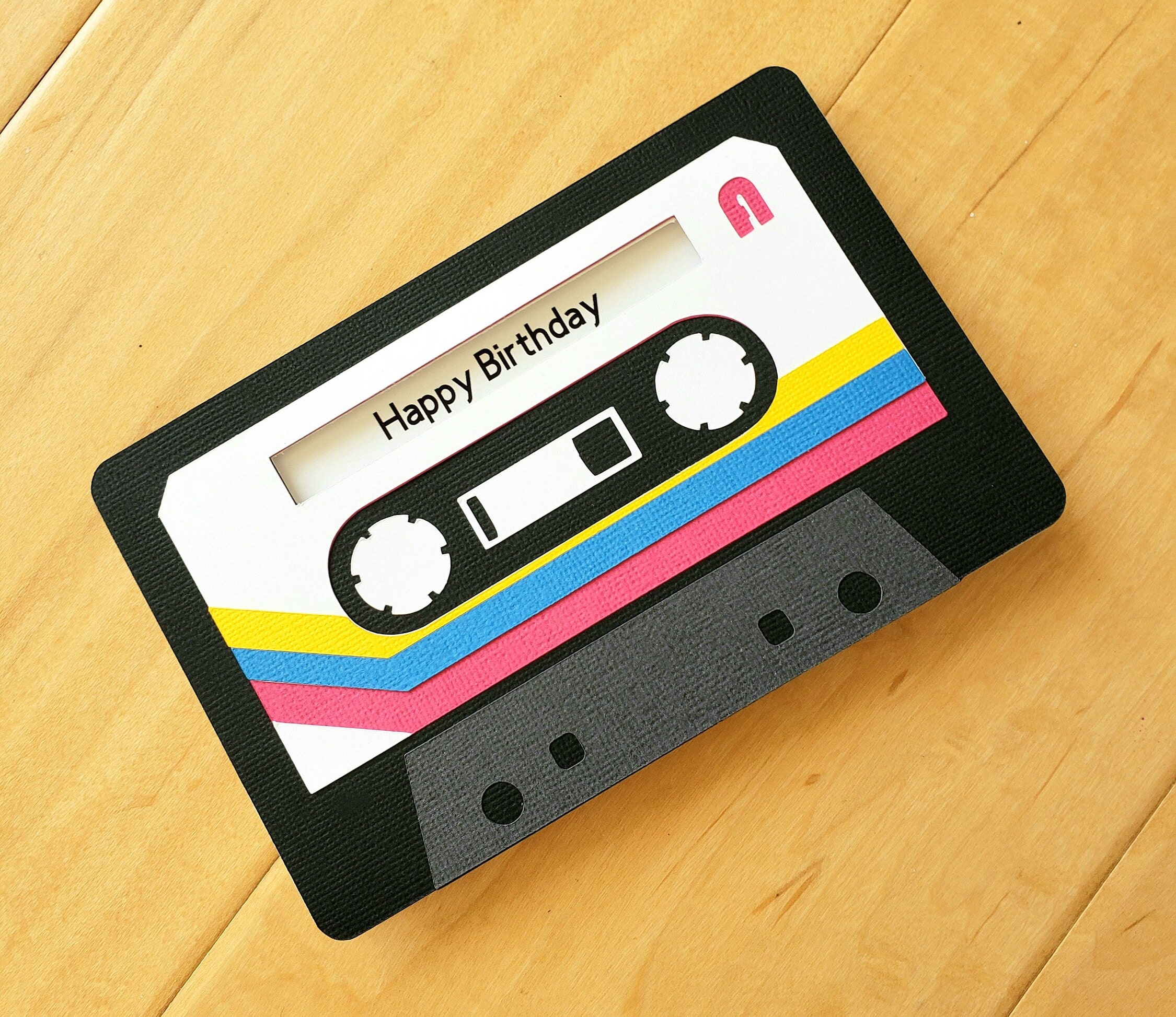 Cassette Tape Birthday Card - Etsy
