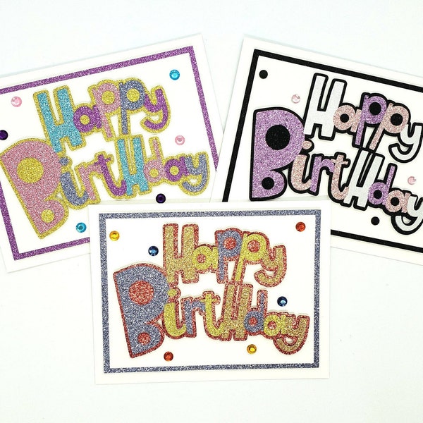 Glitter Bomb Birthday Card - Etsy