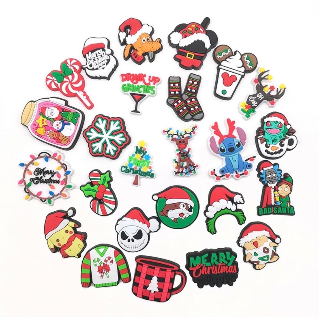 Christmas Croc Charms - Etsy