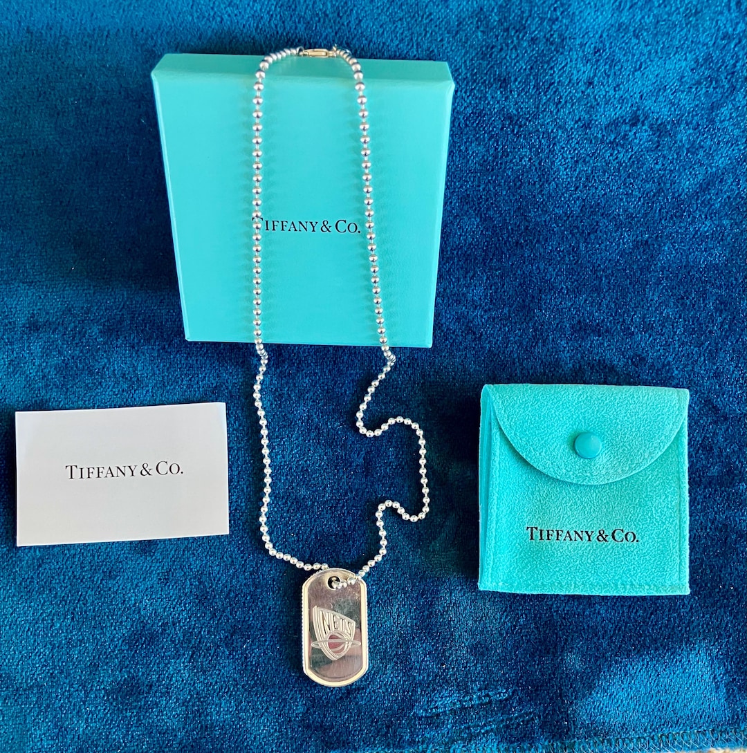Tiffany Dog Tag New Jersey Nets New - Etsy