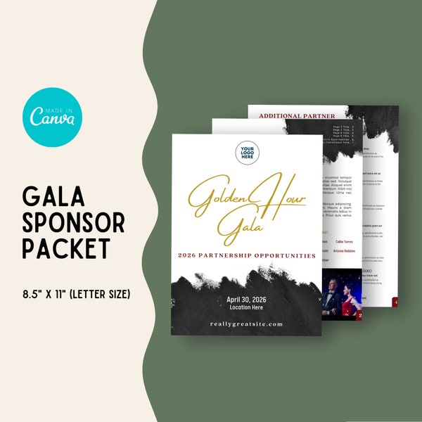 Canva Template Gala - Etsy