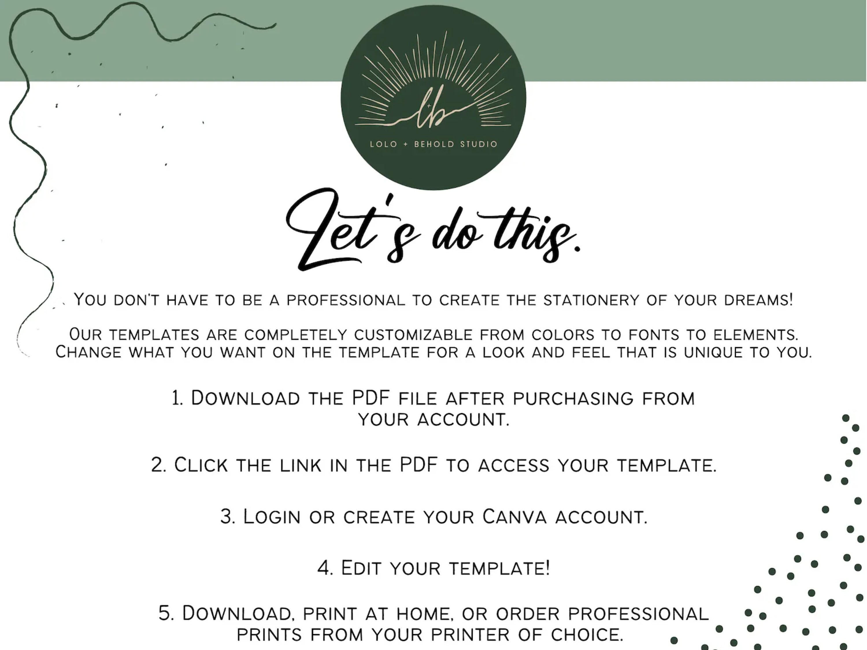 Golden Hour Gala Invitation, Instant Download, Editable Template ...