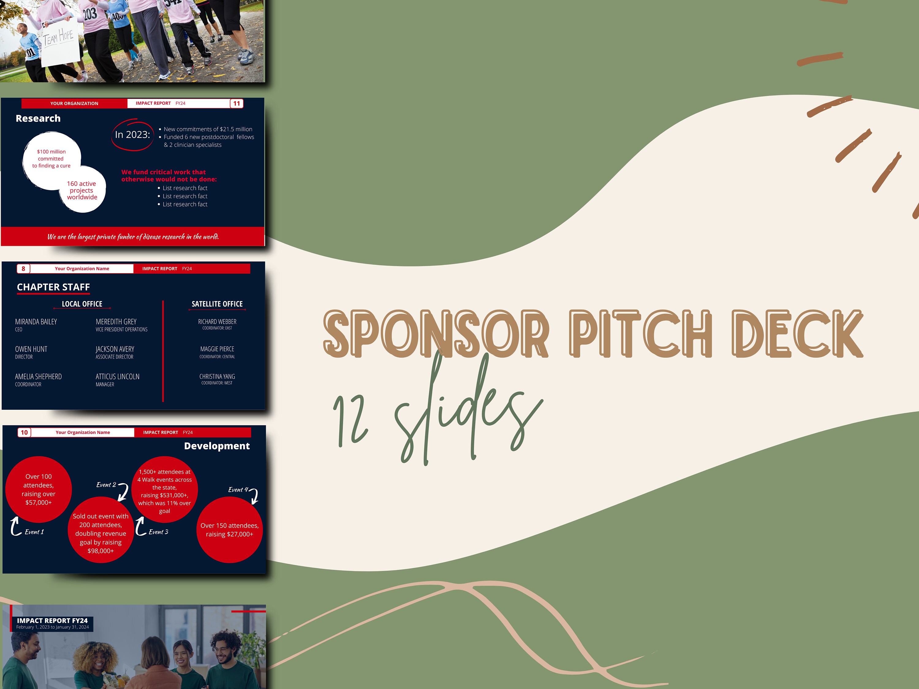 Impact Pitch Deck, Impact, Slide, Presentation, Powerpoint, Instant ...