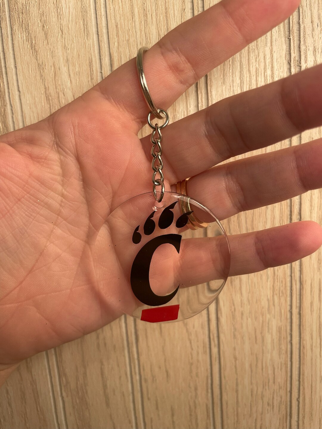 Custom University of Cincinnati Keychain - Etsy