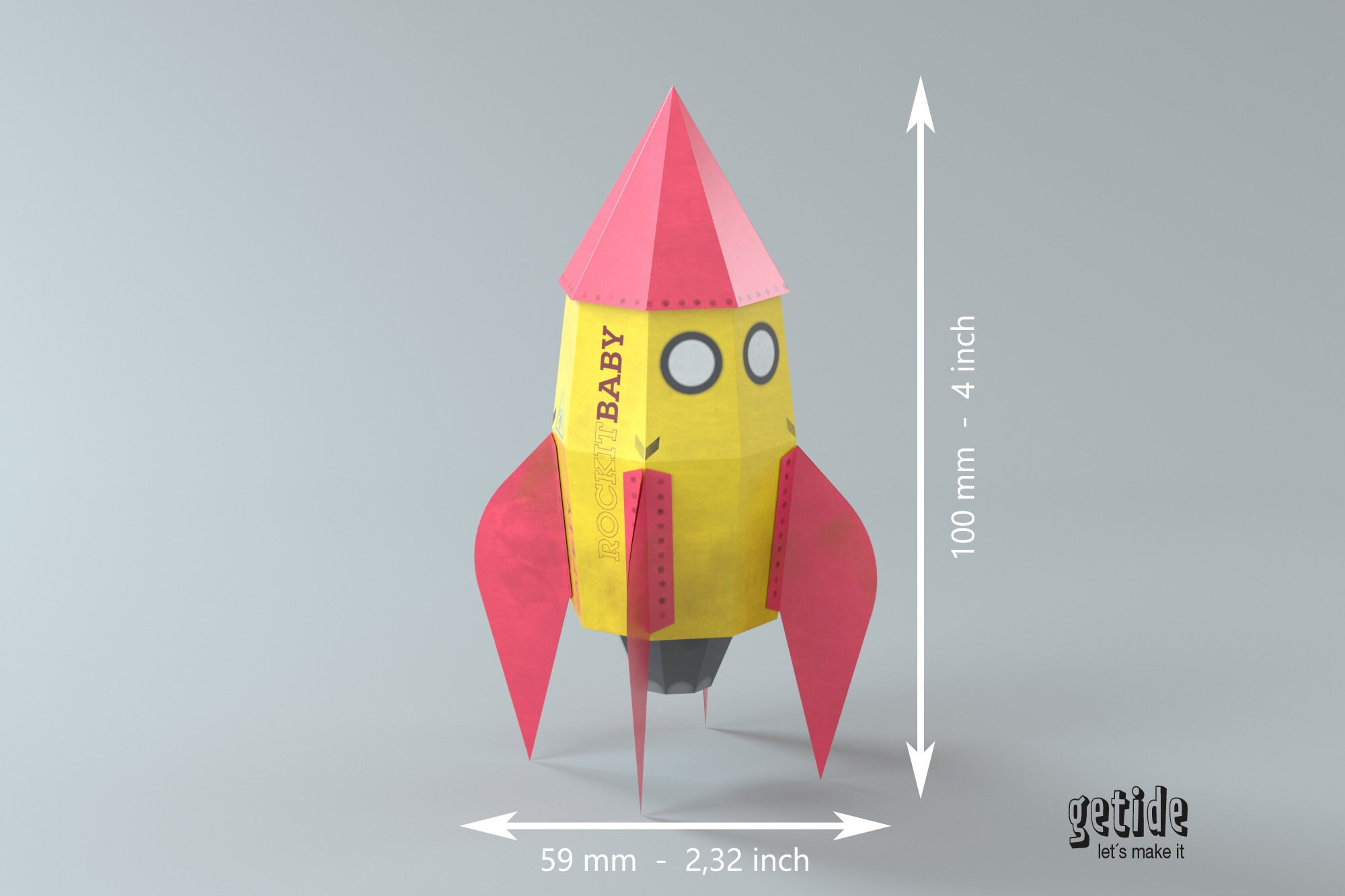 3D Paper Craft Rocket Set Family, DIY Decoration, 3D Origami, Paper Toy ...