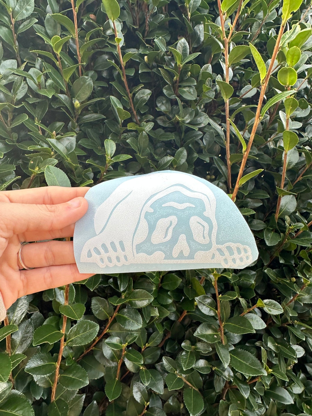 Grim Reaper Window Peeking Decal Sticker - Etsy