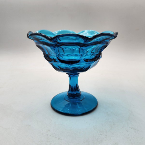 Blue Glass Compote - Etsy