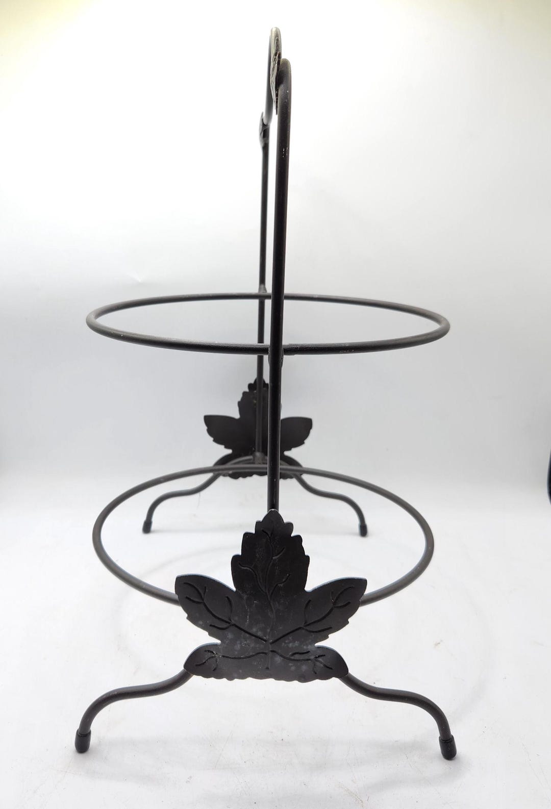 Longaberger Wrought Iron 2 Tier Pie Plate Stand for 10" Pie Dish - Etsy