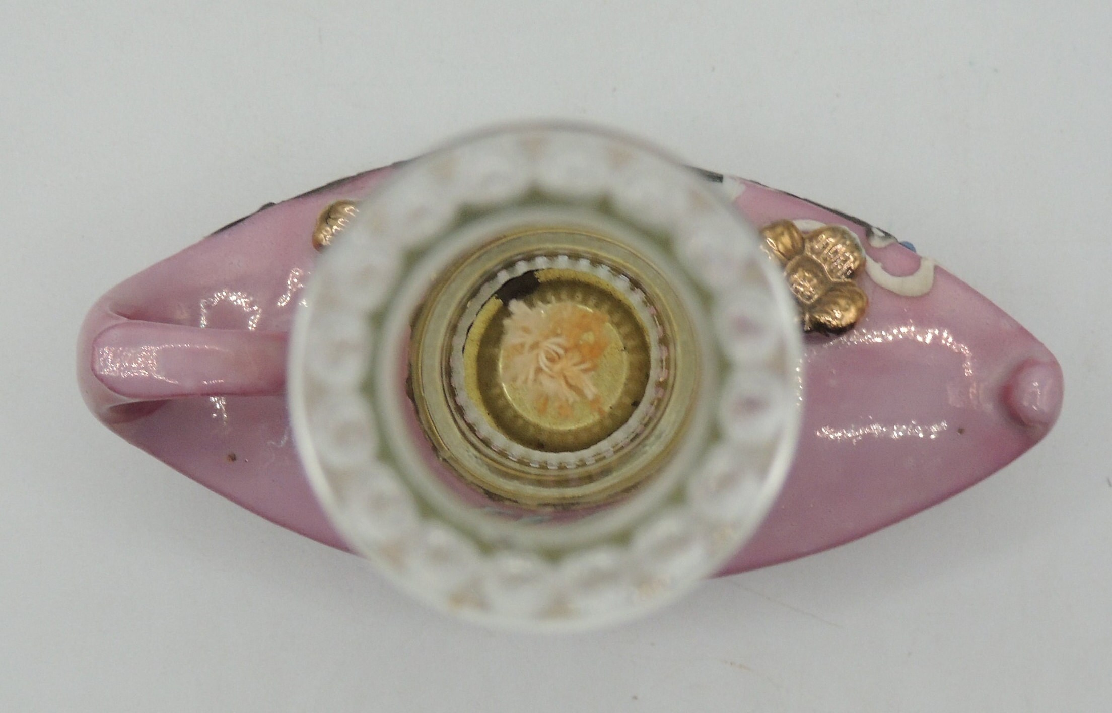 Lusterware Pink Aladdin Style Washington DC Souvenir Oil Lamp - Etsy