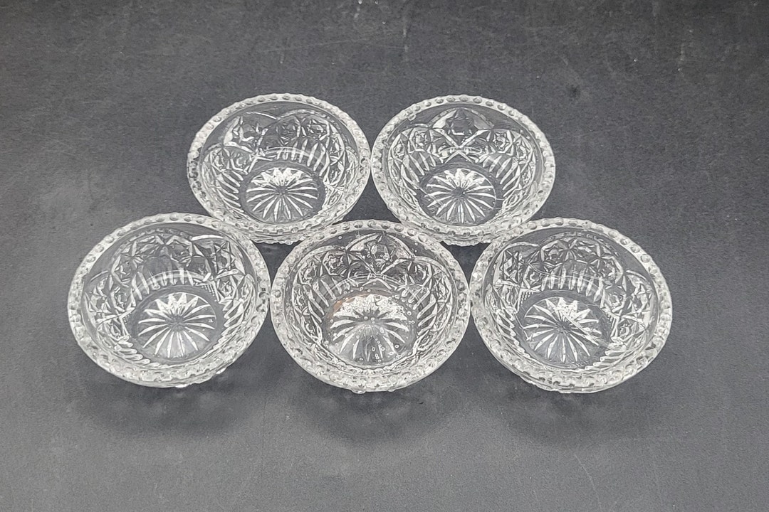 EAPG Clear Salt Cellars ~set of 5 - Etsy