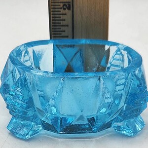 EAPG Blue Glass Master Salt Cellar - Etsy