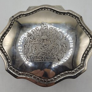 Silver Plated Trinket Box W/red Velvet Lining - Etsy