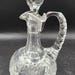 Cut Crystal Cruet W/etched Flowers and Topper - Etsy