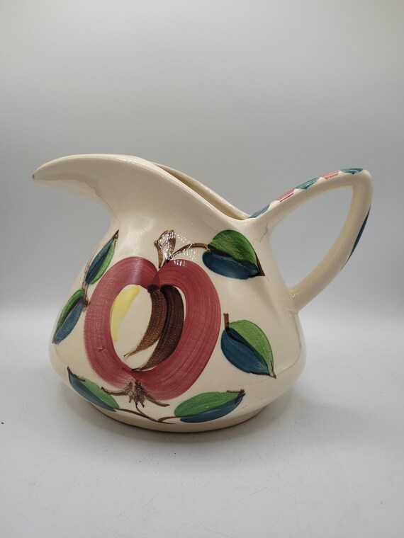 Purinton Slip Ware Pottery Apple Pitcher - Etsy