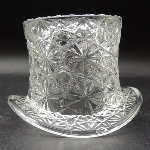Fenton Clear Daisy & Button Top Hat Toothpick Holder - Etsy