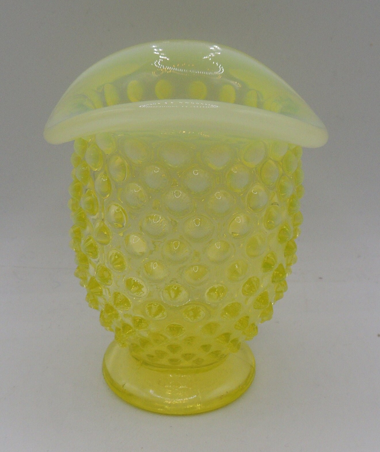Fenton Opalescent Vaseline Glass Hobnail Toothpick Holder - Etsy Fenton Opalescent Vaseline Glass Hobnail Toothpick Holder - Etsy