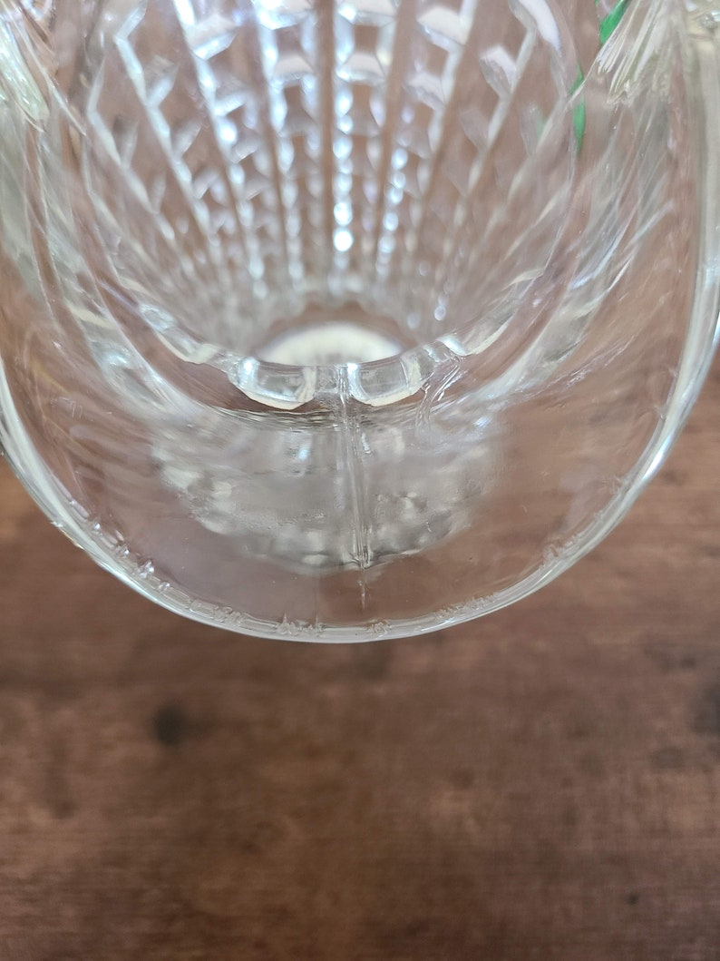 Imperial Glass Monticello Crystal Waffle Block Bridal Basket - Etsy