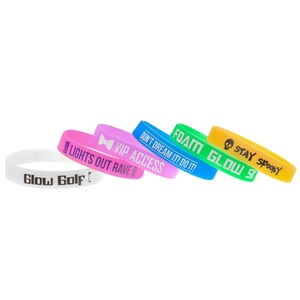 Custom Wristbands - Personalized Rubber Bracelet - Silicone Wristbands ...
