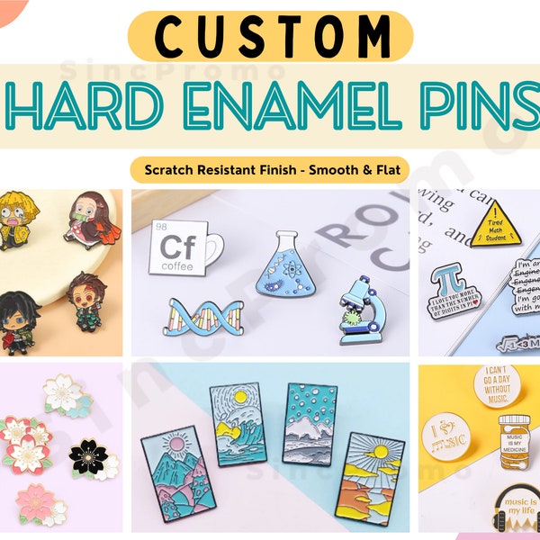 Custom Enamel Pin No Minimum - Etsy