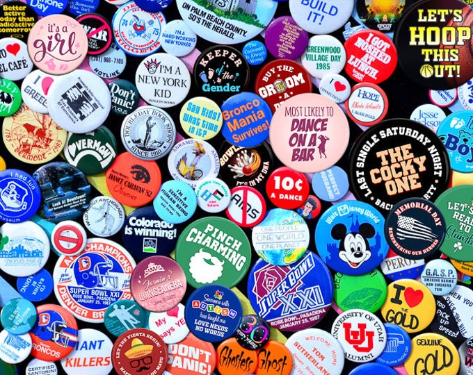 Custom Round Buttons, Pin Back Buttons, 2.25" Round Buttons, Pinback ...
