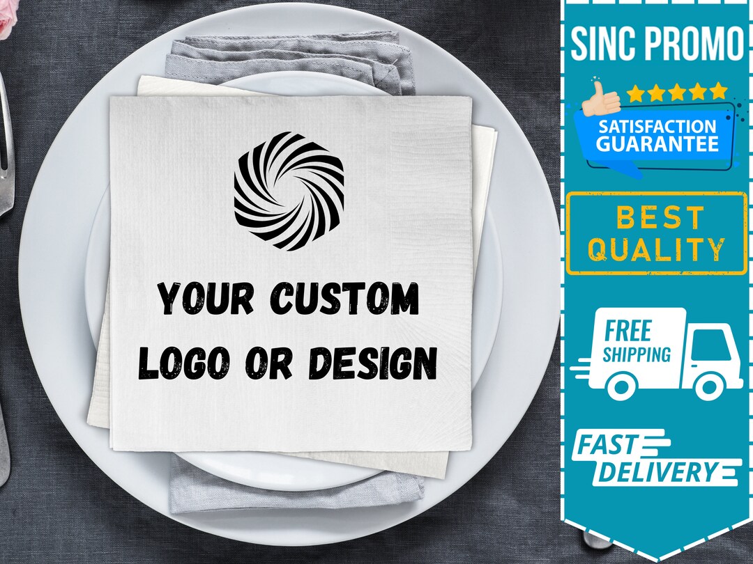Custom Napkins | Personalized Napkins | Custom Premium Napkin 3 Ply ...