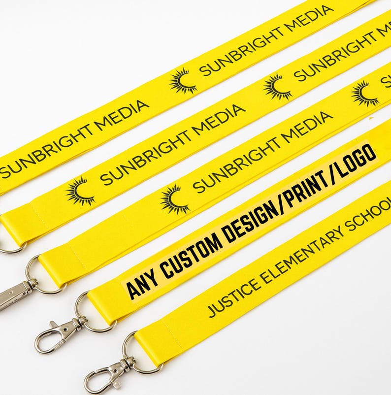 Personalized Lanyards, CUSTOM Lanyards FULL Color Dye-sublimated ...